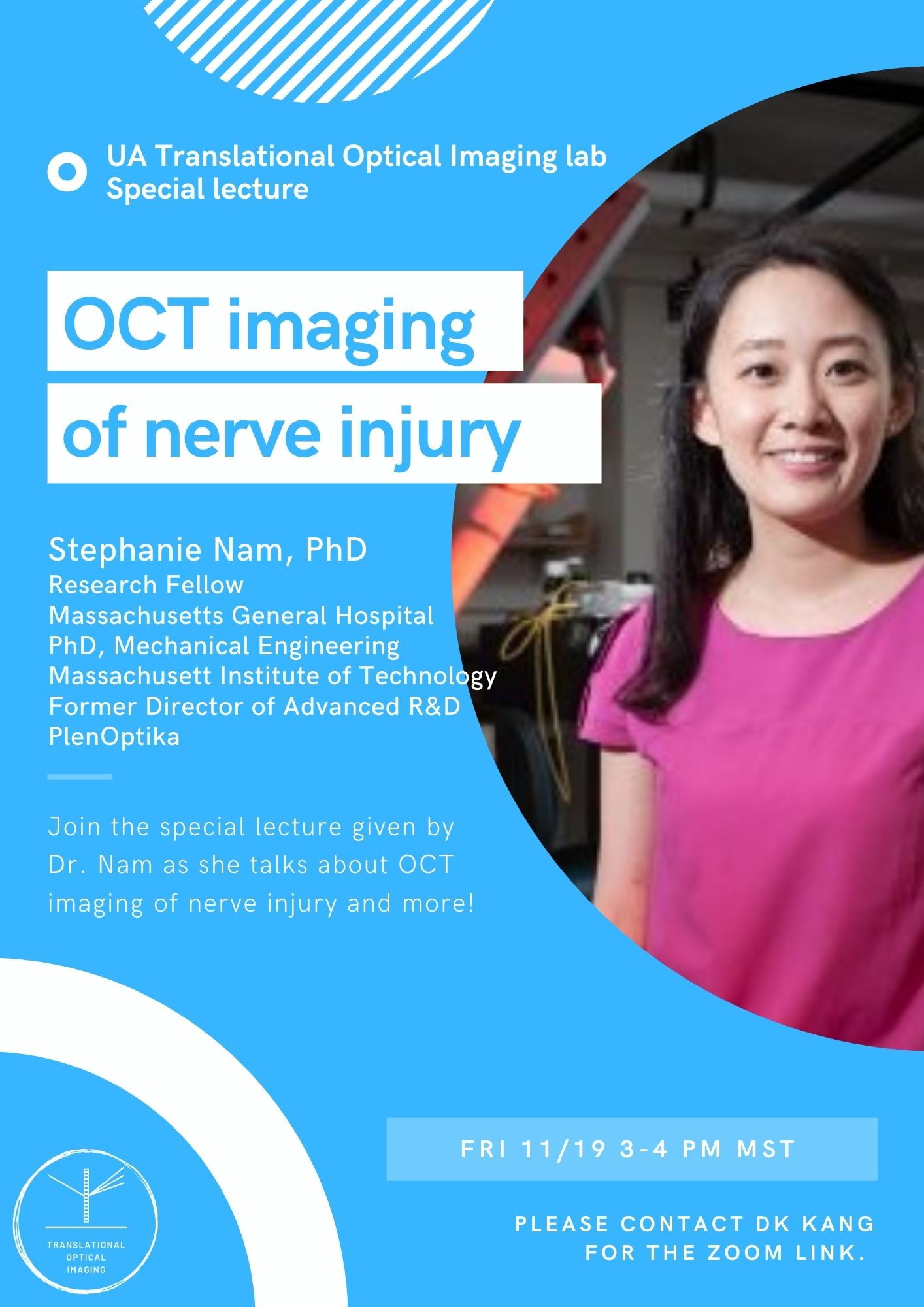 Special lecture – Dr. Stephanie Nam